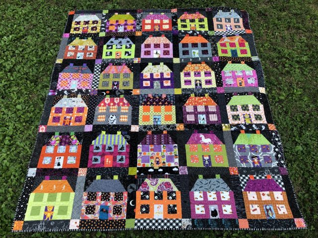 ghost town quilt.aka: my first and possibly only halloween quilt ...