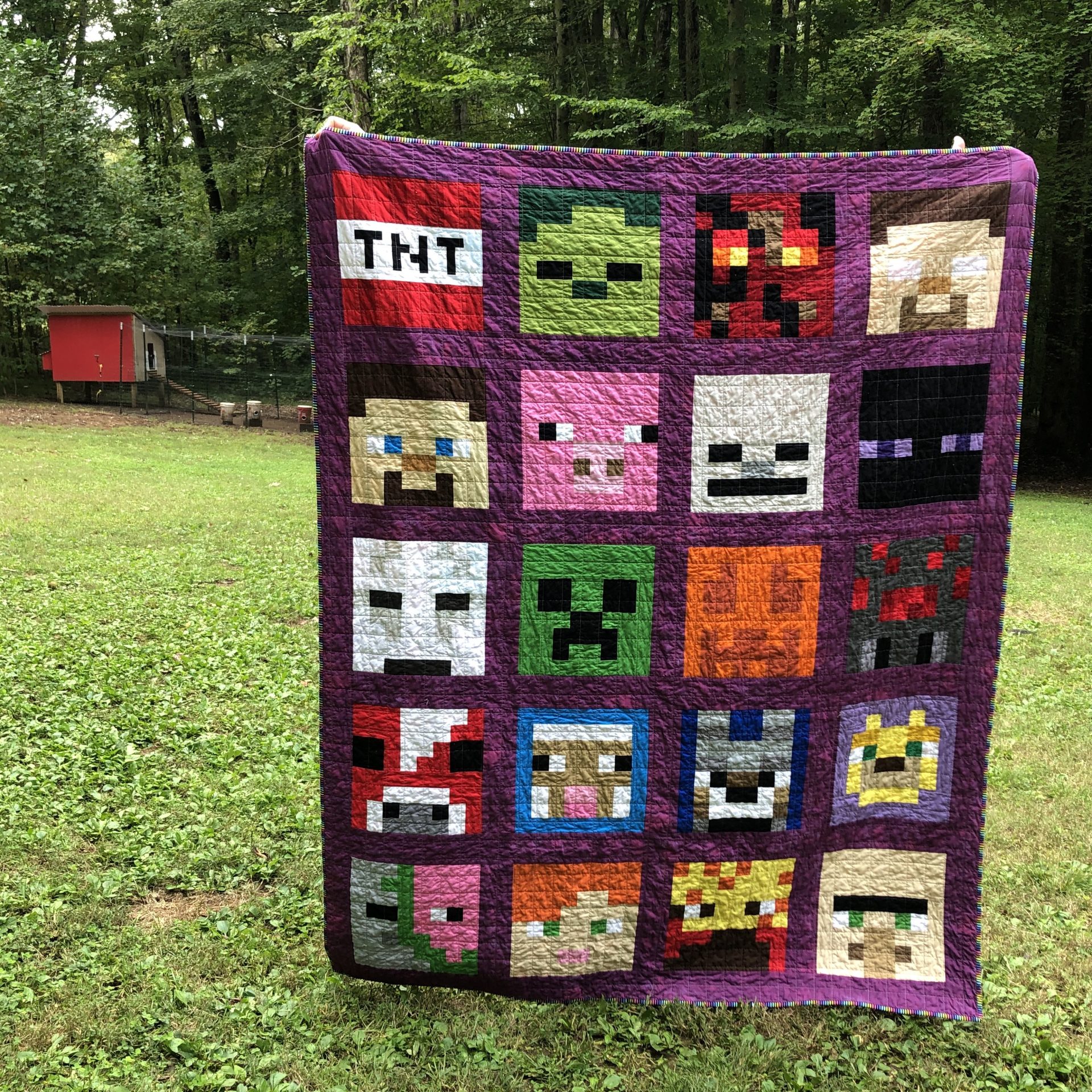 matchy-ish minecraft (mom of the year) quilts. – lidbom family life