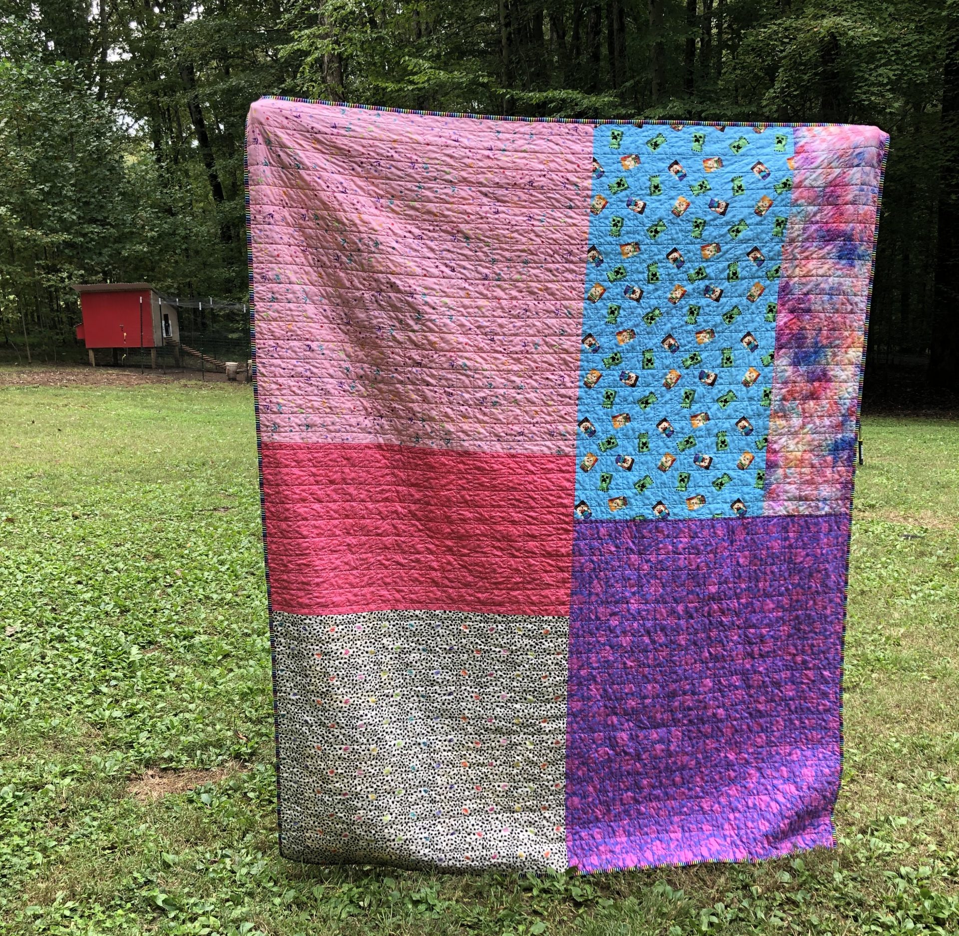 matchy-ish minecraft (mom of the year) quilts. – lidbom family life
